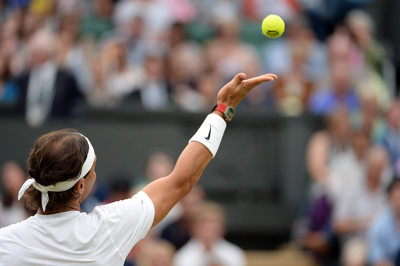 Dry on Centre Court: Nadal vs. Kukushkin - The Championships, Wimbledon ...