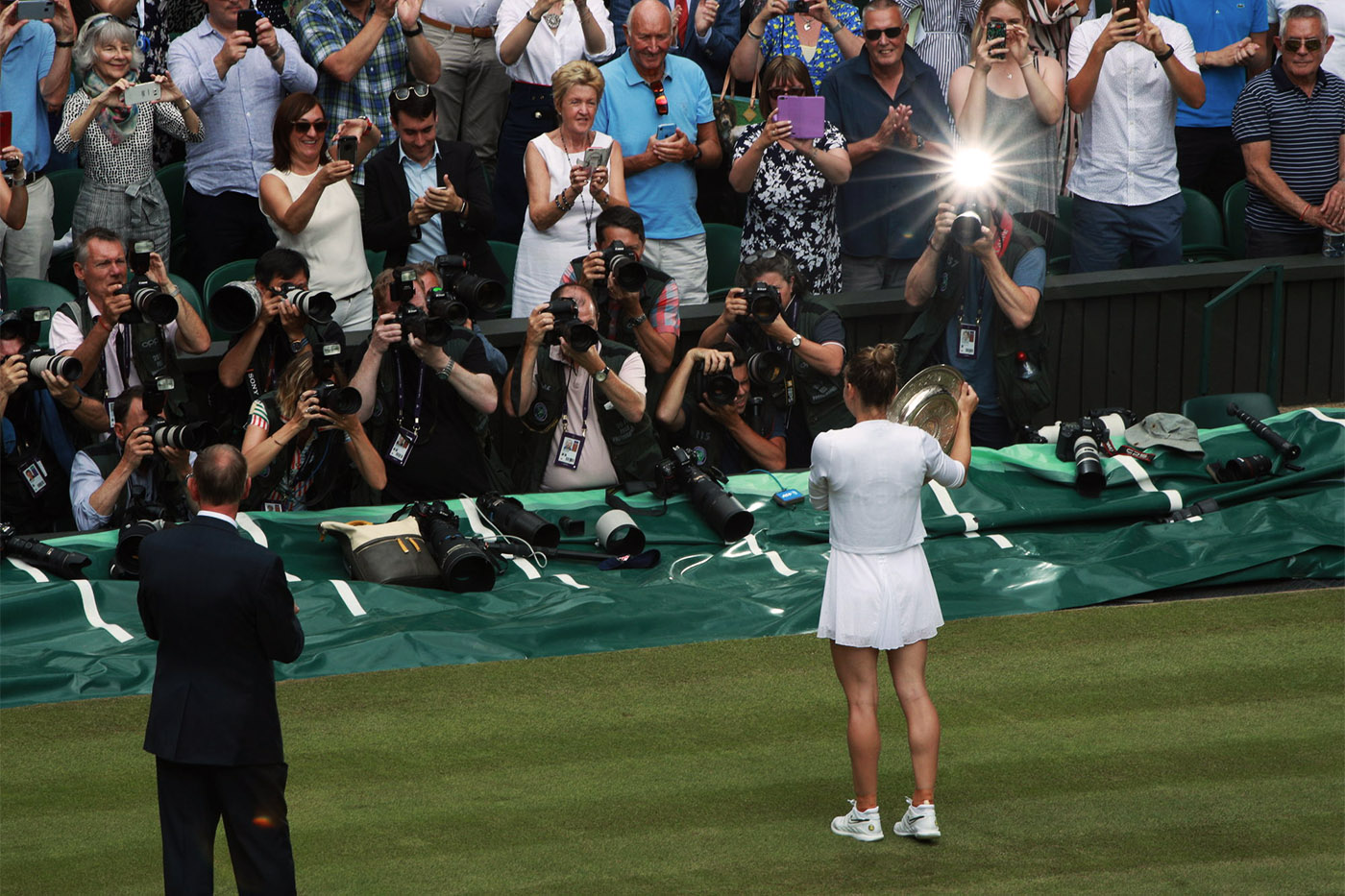 Victory Lap: Simona Halep wins Ladies' Singles title - The ...