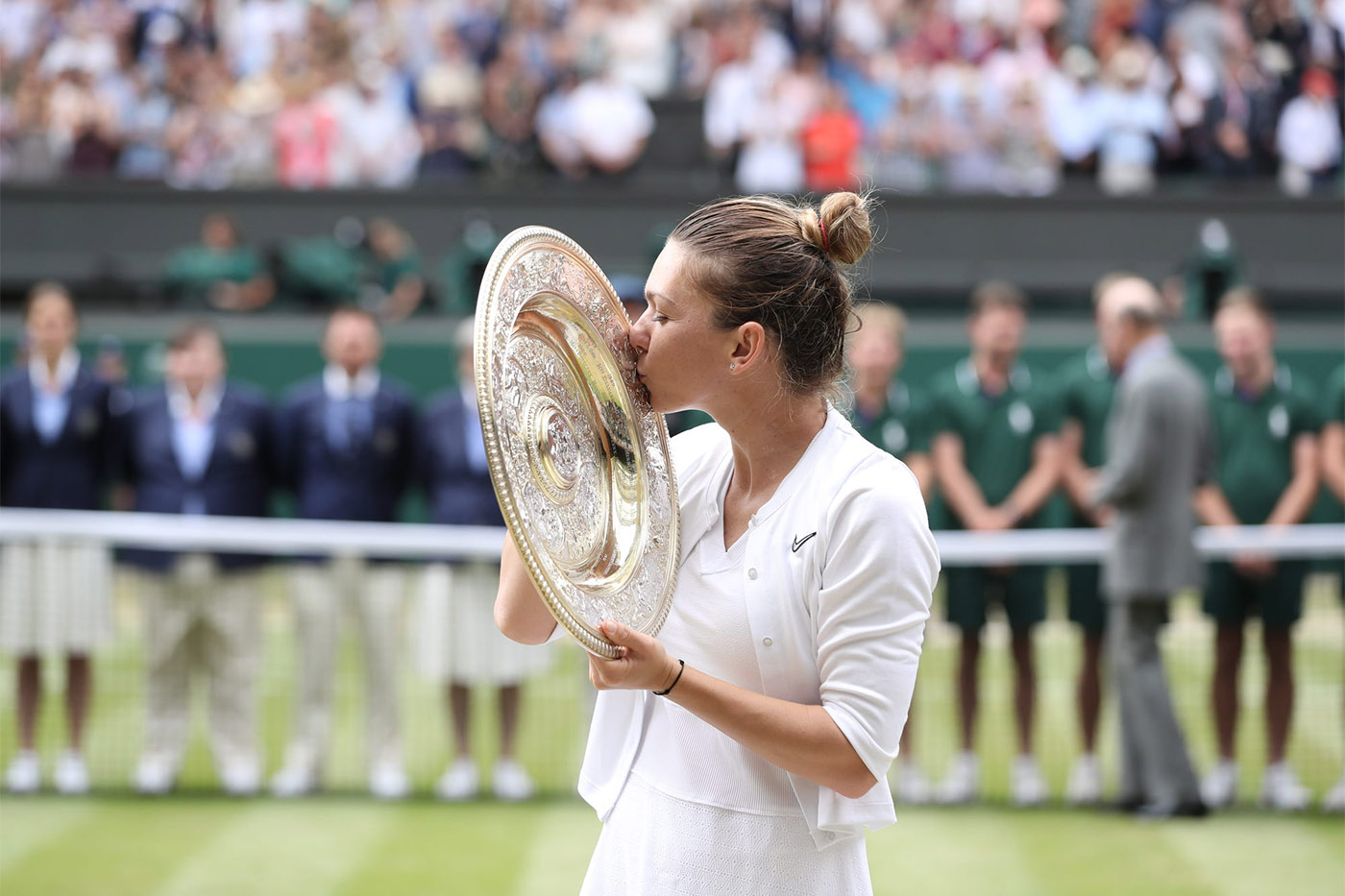 Victory Lap: Simona Halep wins Ladies' Singles title - The ...
